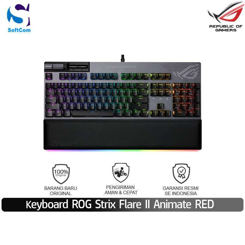 Promo Keyboard Gaming Asus ROG Strix Flare II Animate [90MP02E6-BKUA01 ...