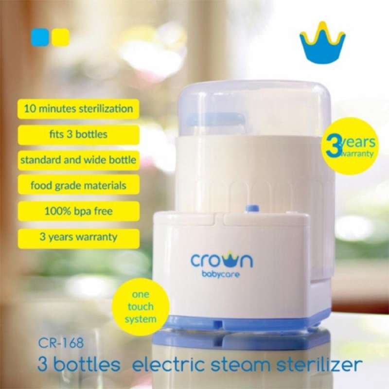 Promo Crown 3 Bottles Electric Steam Sterilizer Diskon 29% di Seller ...