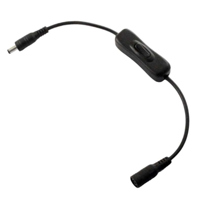 Promo LED Strip Light Inline On/Off Switch Cable DC Jack (5.5x2.1mm ...