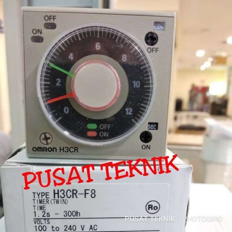 Promo Timer Omron H3cr F8 2 Jarum Timer Omron Original 2 Jarum Diskon