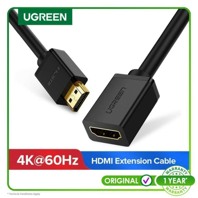 Promo Ugreen Hdmi Extension Cable 4k Support 2m Black-10142 Diskon 9% ...
