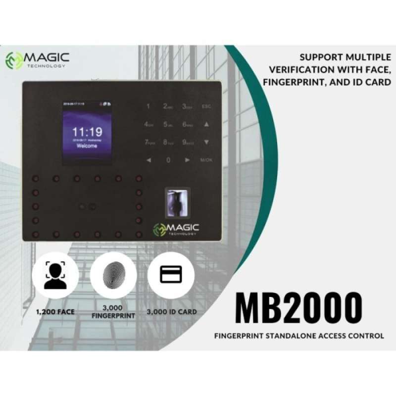 Promo MAGIC MB2000 Mesin Absensi / Fingerprint & Access Control Diskon 23% di Seller Grock Store ...