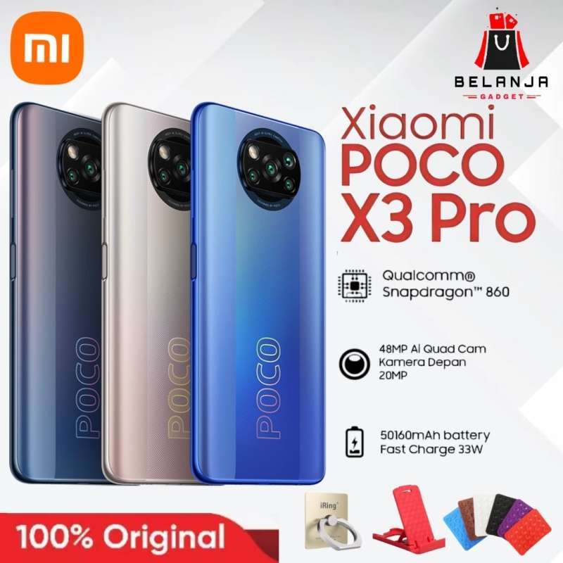 Promo Xiaomi POCO X3 Pro Smartphone 6GB 128GB 8GB 256GB GARANSI RESMI XIAOMI INDONESIA