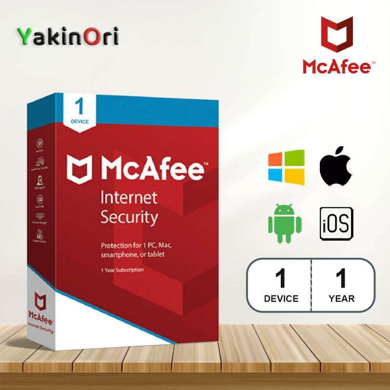 Jual Mcafee Internet Security Antivirus Original - 1 Device 1 Tahun Di ...