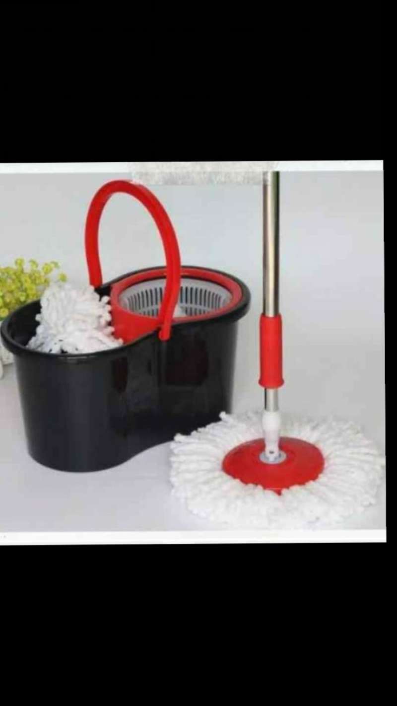 Promo Super Mop Spin Mop Alat Pel Putar Ultra Mop Stainlees Diskon 35% ...