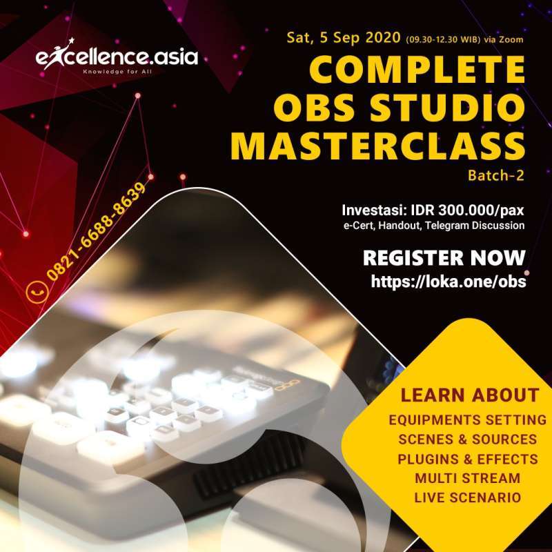 Jual excellence.asia Introduction to OBS Studio - Pengenalan OBS Studio ... Jual excellence.asia Introduction to OBS Studio - Pengenalan OBS Studio ...