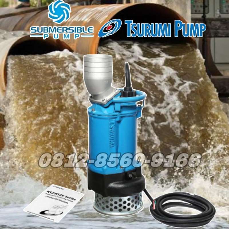Jual Pompa Tsurumi KTZ45.5 7,5HP 4 inch Pompa Celup Air Kotor 5,5Kw ...