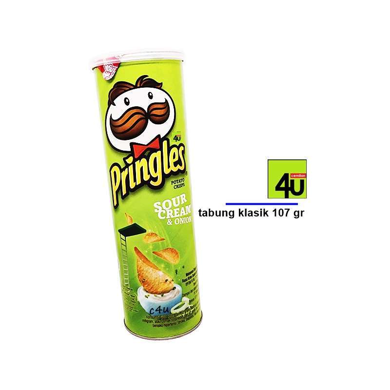 Jual Pringles Potato Chips Rasa SOUR CREAM & ONION [107 gr] di Seller ...
