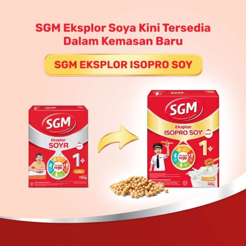 Jual Sgm Eksplor Isopro Soy 1+ Vanilla Susu Pertumbuhan 400gr Di Seller Meedina Corner ...