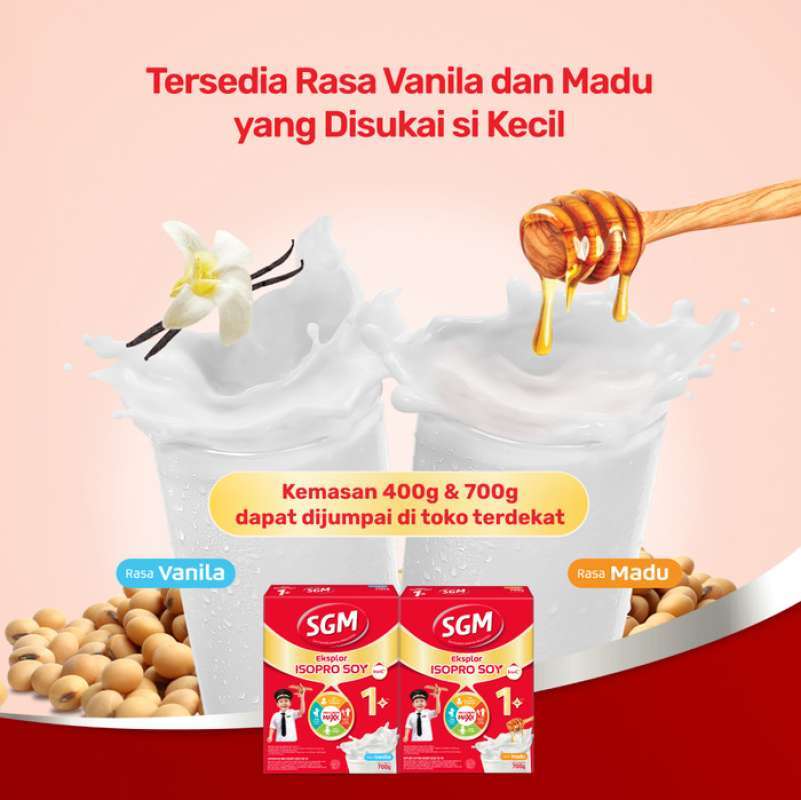 Jual Sgm Eksplor Isopro Soy 1+ Vanilla Susu Pertumbuhan 400gr Di Seller Meedina Corner ...