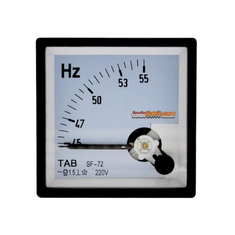 Promo Frekuensi / Hz Meter 45-55 Hz Jarum 72X72 Analog Tab Diskon 17% ...