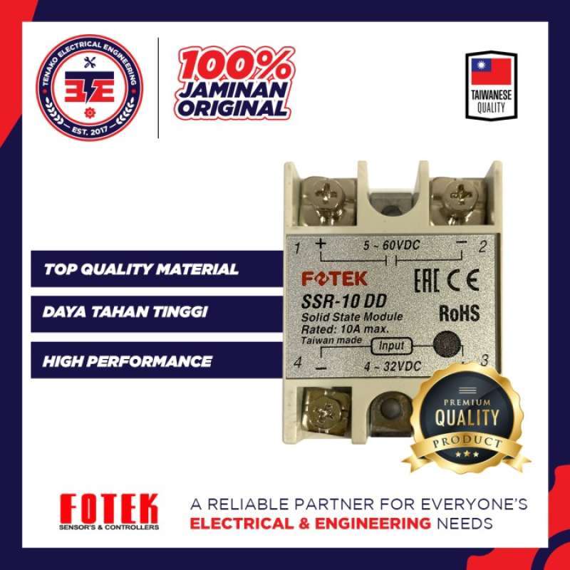 Promo Fotek Ssr-10Dd / Ssr 10Dd Solid State Relay Fotek 10 Amper Diskon 23% di Seller SENTRA ...