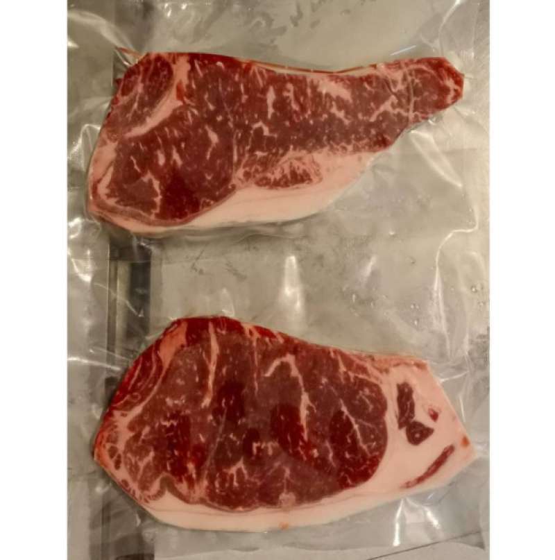 Promo US Prime Striploin MB-5 Beef Steak / Daging Sapi Striploin ...