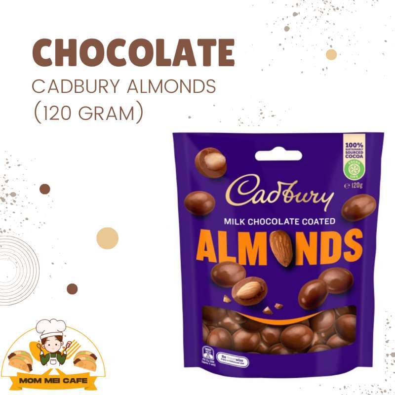 Jual Coklat CADBURY MILK CHOCOLATE COATED ALMONDS di Seller Mom Mei ...