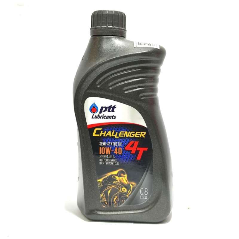 Promo Oli Ptt Challenger 4T 10W-40 0.8L Semi Synthetic Api Sl Thailand ...