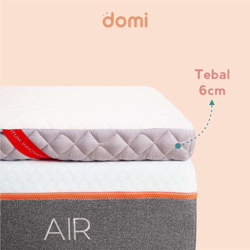 Promo Domi Mattress Topper 6cm - Putih 90 X 200 Diskon 35% Di Seller ...