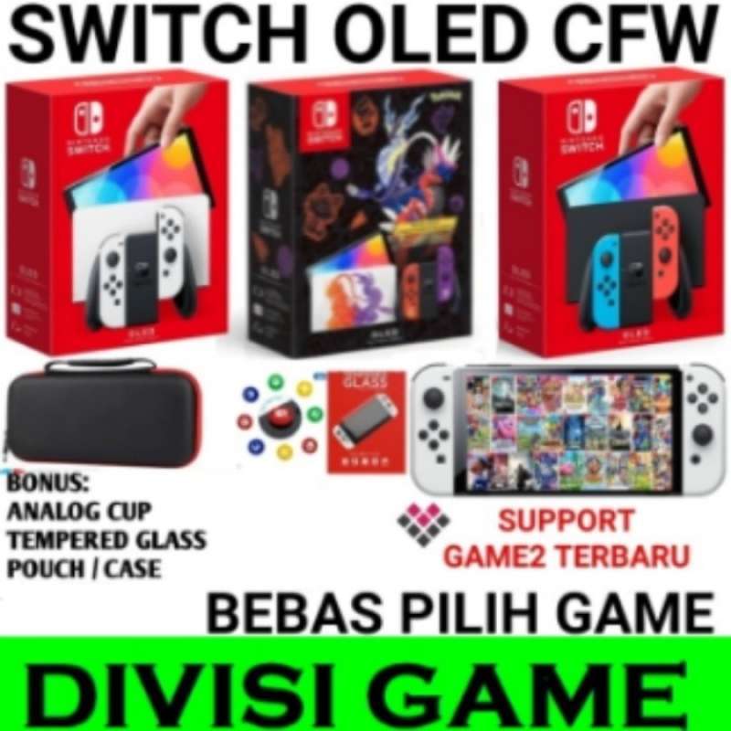 Promo NINTENDO SWITCH OLED CFW 128GB FULL GAMES SWITCH OLED CFW Diskon 33% di Seller Emma Store ...