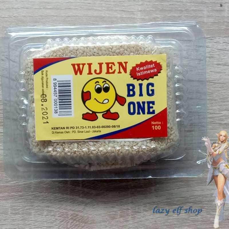 Jual Biji Wijen Putih 100gr Big One Premium White Sesame Seed Di Seller ...