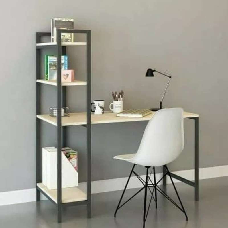 Promo Set Meja Kerja Dan Kursi Meja Kantor Komputer Meja Kasir Rak ...