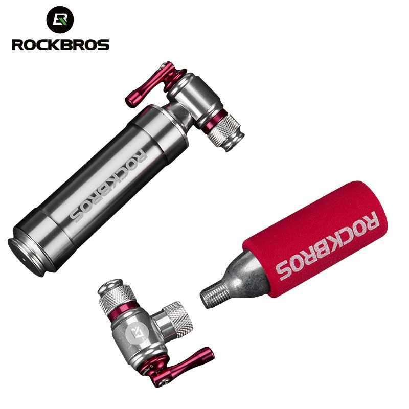 Jual ROCKBROS Pompa Angin Ban Sepeda CO2 Inflator Portable Bike Pump di ...