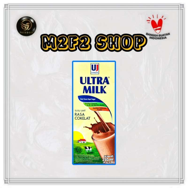 Promo Susu Ultra Milk Rasa Cokelat Kotak UHT | Coklat | Chocolate - 250 ...
