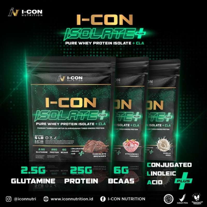 Jual SUSU SUPLEMEN ICON ISOLATE PLUS WHEY PROTEIN 5 LBS di Seller ...