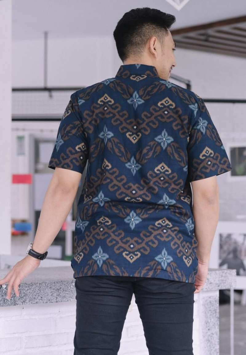 Jual Batik Bagus Jakarta Baju Batik Pria Pendek Katun Modern Seragam ...