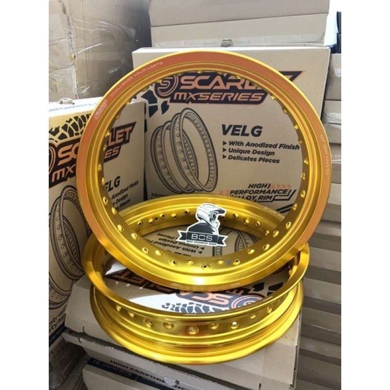 Promo Velg Pelek Velek Scarlet Supermoto 300 350 Ring 17 Set Depan ...