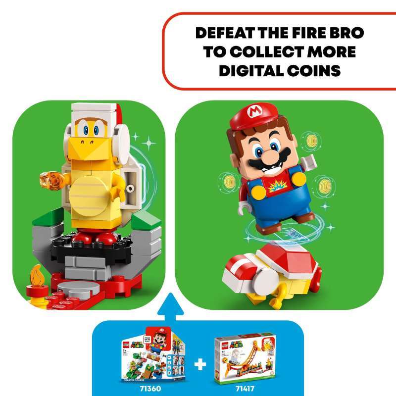 Promo Lego Super Mario 71416 Lava Wave Ride Expansion Set Building Toy ...