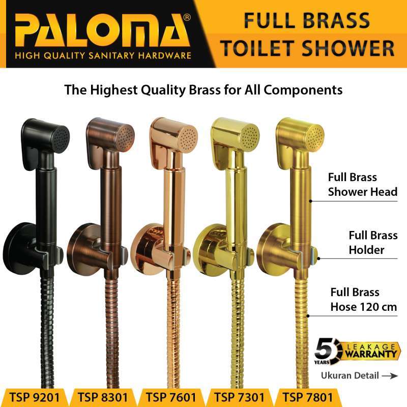 Promo PALOMA TSP Full Brass Toilet Shower Jet Washer Bidet Cebok Kloset ...