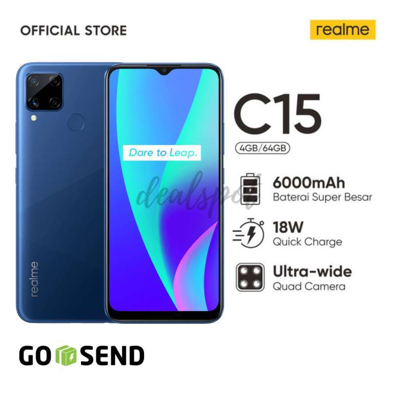 Jual Realme C15 New Smartphone [4gb/64gb] Official Di Seller Dealspot ...