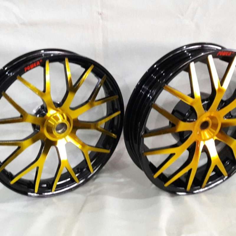 Promo Velg Lexi Esp Sni Type Evo Power Black Gold Diskon 34% di Seller ...
