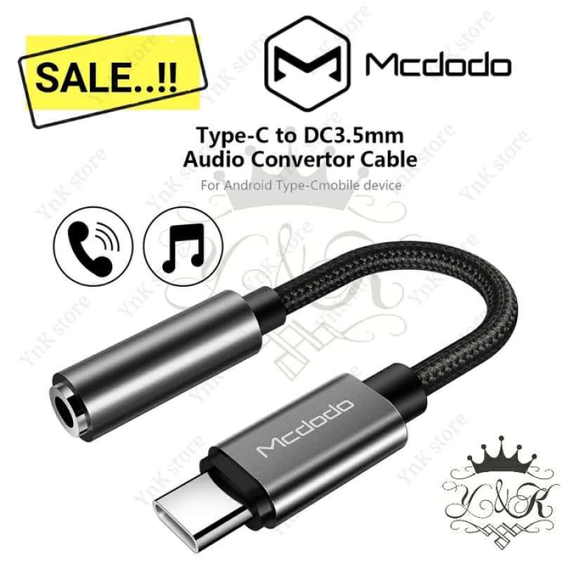 Jual Mcdodo Converter Cable Hifi Dac Audio Usb Type C To Dc3,5mm Adapter Di Seller Urbangeeks ...