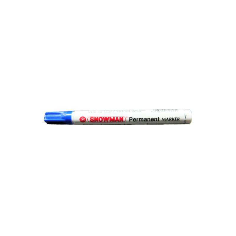 Jual SNOWMAN PERMANENT MARKER G12 BIRU SPIDOL PERMANEN di Seller Wilson ...