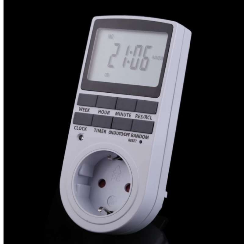 Promo otomatis digital timer socket stop kontak kontrol waktu hemat ...