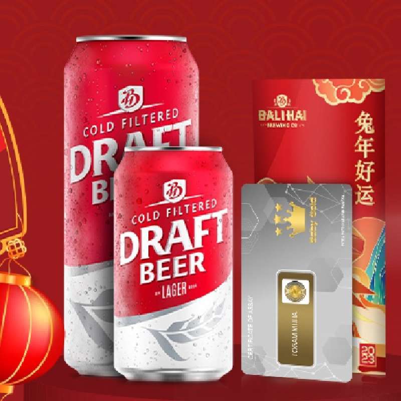 Jual Draft Beer Can [24 Kaleng/500 Ml] Free Baby Gold & Angpao Di ...