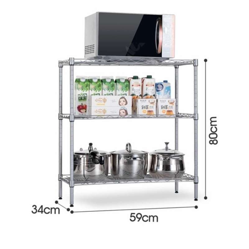 Promo Krisbow Rack Besi Serbaguna 3 Tingkat - Ace Hardware - Multicolor ...