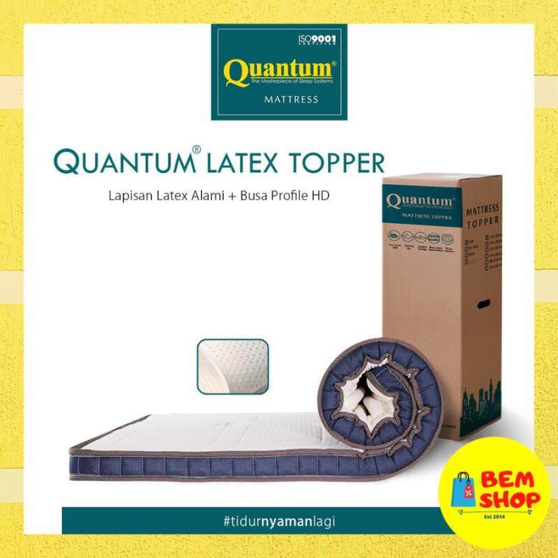Jual Mattress Topper Latex Quantum 160x200 / Pelapis Kasur Springbed di ...