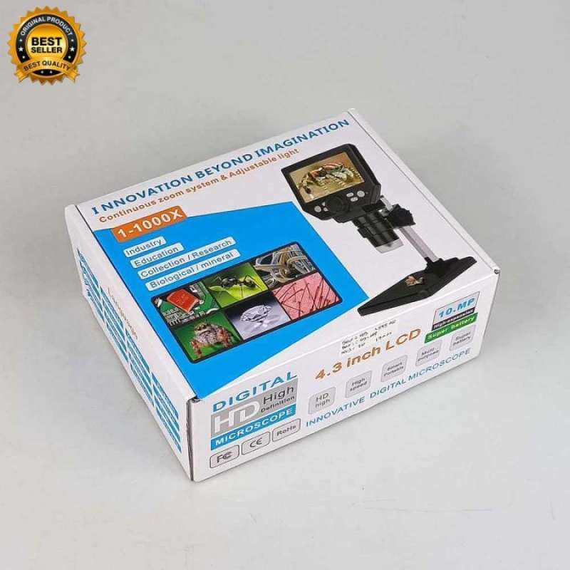 Jual Mikroskop Digital Microscope 10mp 1000x Usb Monitor Stand Di ...