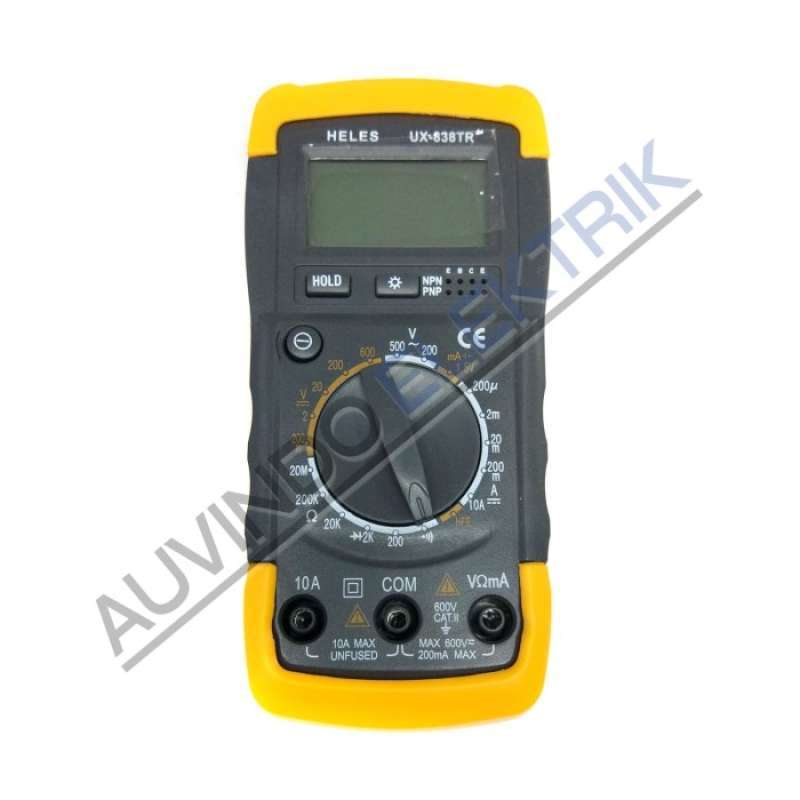 Jual Multimeter Digital Multitester Avometer Digital Heles Ux838tr Di ...
