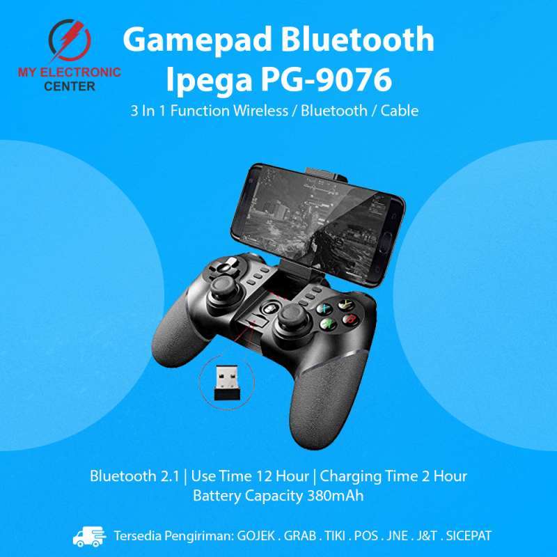 Promo Gamepad Ipega PG-9076 Stick Wireless Bluetooth Gaming Android - iOS - Komputer PC - Laptop ...
