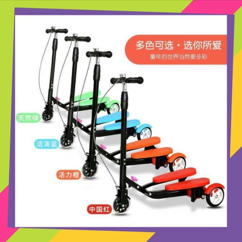 Promo Skuter O Dual Pedal Injak / Scooter Otopet Anak Dual Pedal Gencot ...