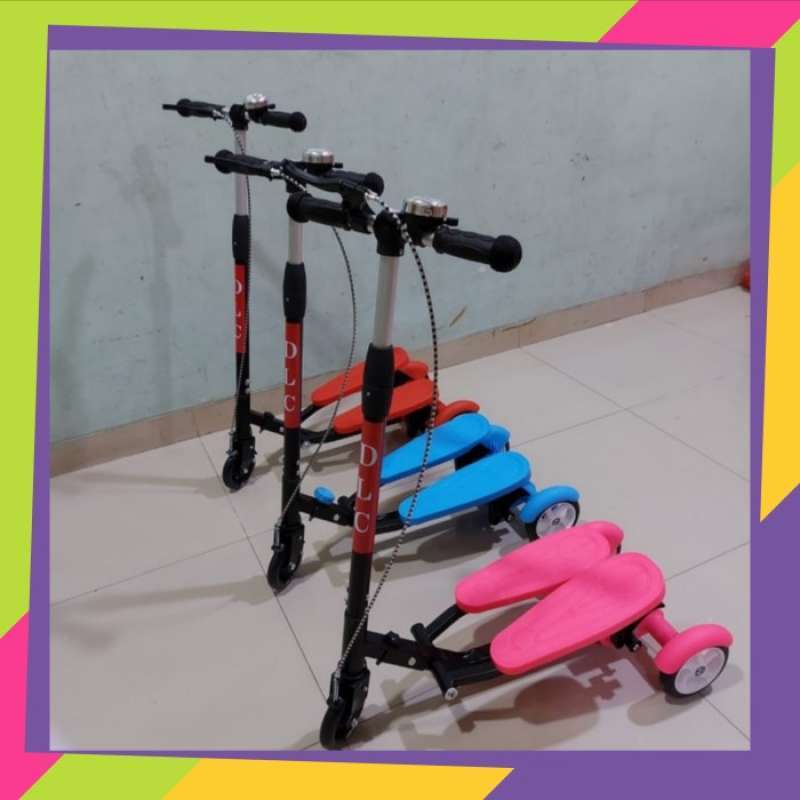 Promo Skuter O Dual Pedal Injak / Scooter Otopet Anak Dual Pedal Gencot ...
