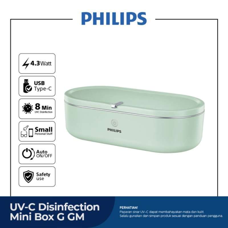 Promo PHILIPS UVC DISINFECTION MINI BOX GREEN Diskon 33% di Seller ...