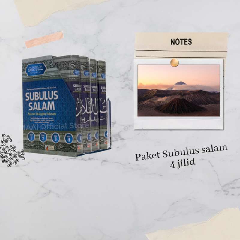 Promo Buku Subulus Salam Syarah Bulughul Maram 4 Jilid Darus Sunnah ...