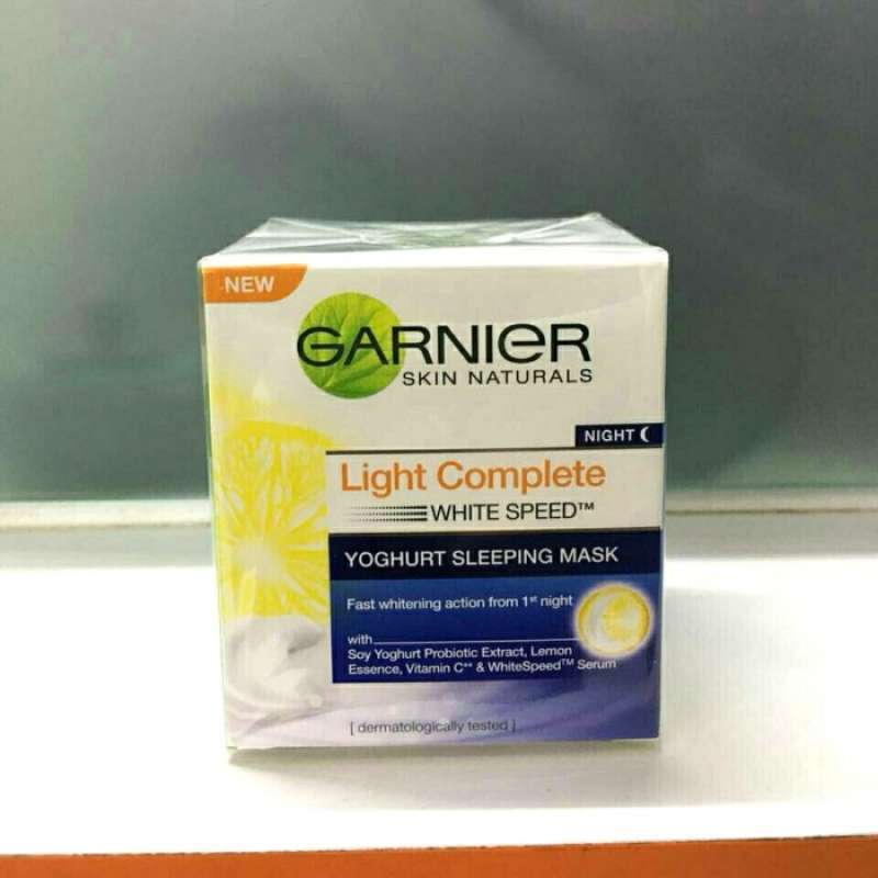 Jual Garnier lt. complete yoghurt sleeping mask cream 50ml di Seller ...