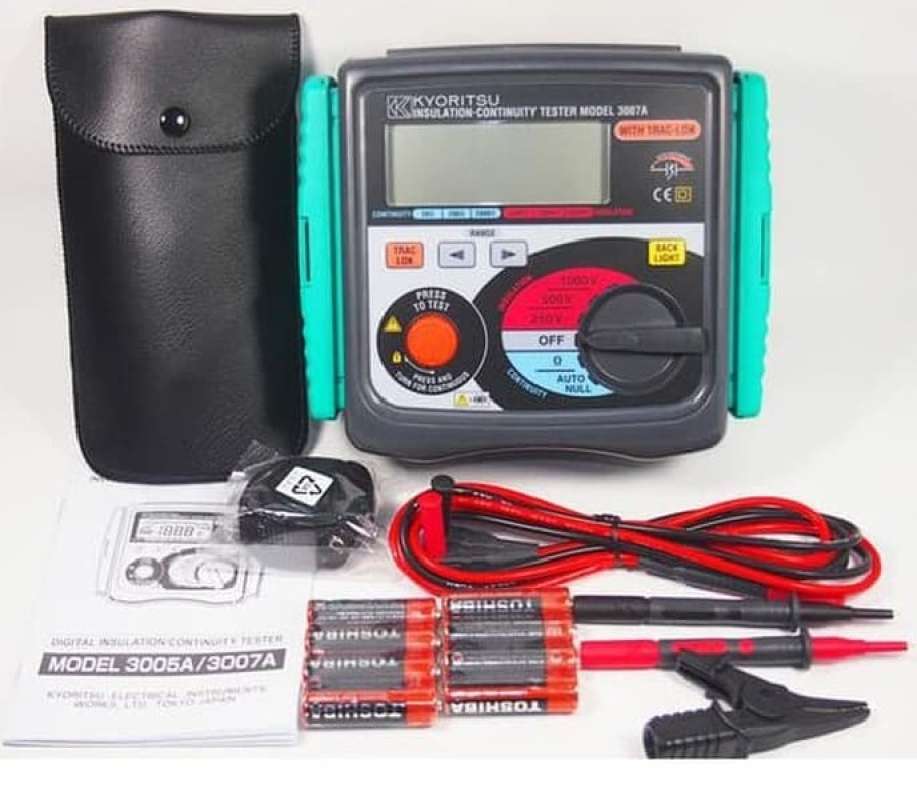 Jual KYORITSU 3007A DIGITAL INSULATION CONTIUNITY - HITAM di Seller ...