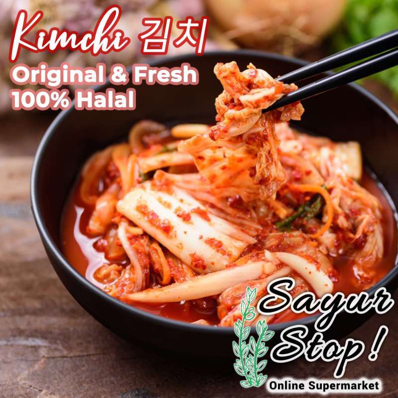 Jual Sayur Stop Authentic Korean Kimchi 200 gram Halal di Seller Sayur ...