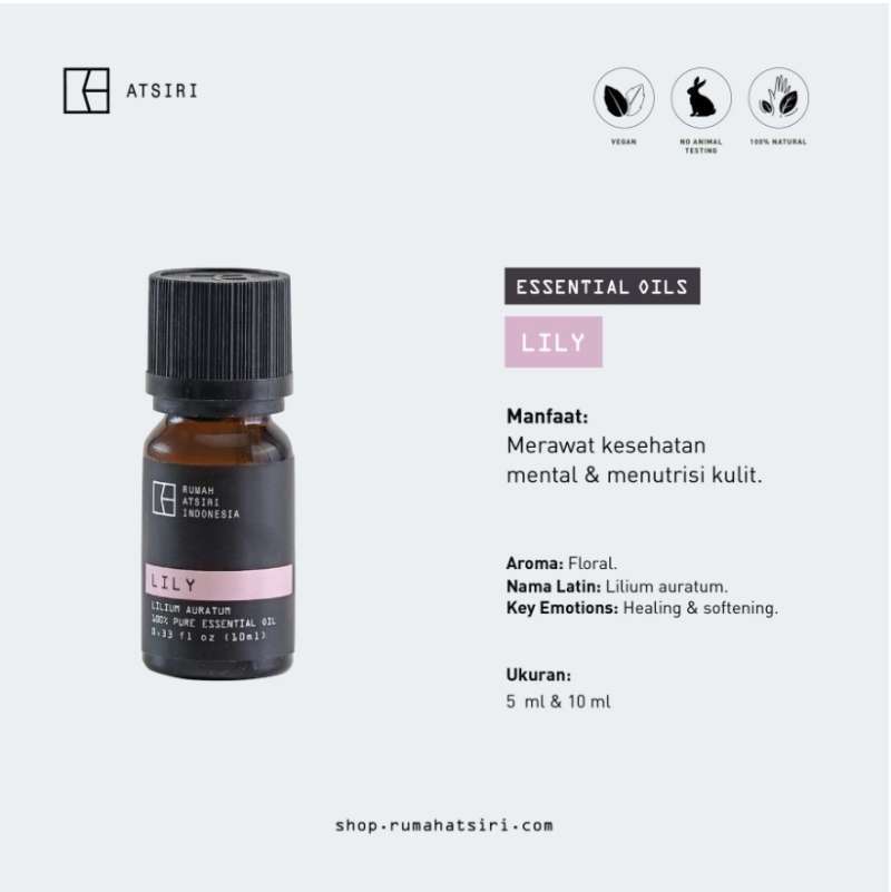 Jual Rumah Atsiri - Lily Essential Oil 10 Ml Di Seller Rumah Atsiri ...