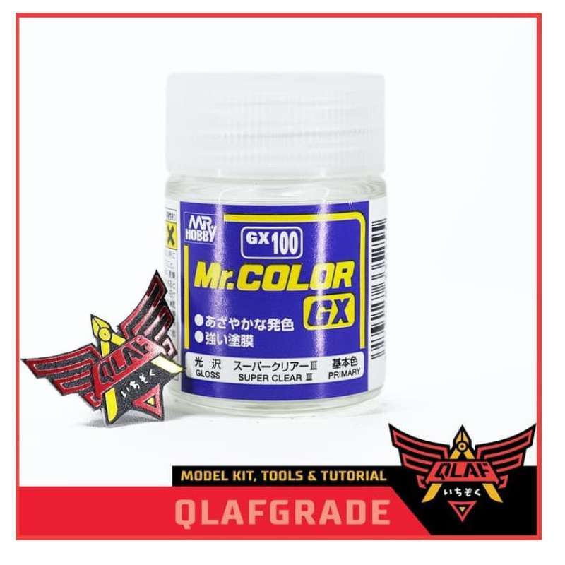 Jual MR COLOR GX SUPER CLEAR III MR HOBBY LACQUER di Seller QLAF GRADE ...